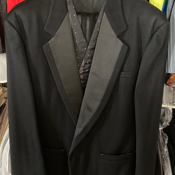 Versace | Suits & Blazers | Gianni Versace Mens Wool Silk Tuxedo With ...